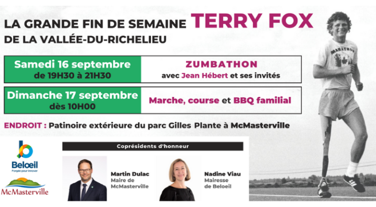 La Grande fin de semaine Terry Fox de la Vallée-du-Richelieu à ...